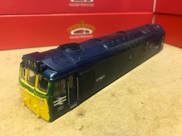 BACHMANN CLASS 25 D7667 BR Blue Livery Body Only £21.21 - PicClick UK