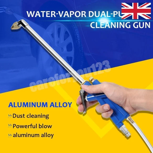 NEW OIL CLEANER Car Water Cleaning Gun Pneumatic Tool with Hose (EU) £ ...