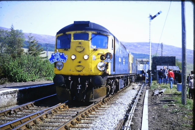 ORIGINAL~35MM COL/SLIDE~CLASS 26 26038/26021 R/T Achnasheen 12/5/1984 ...