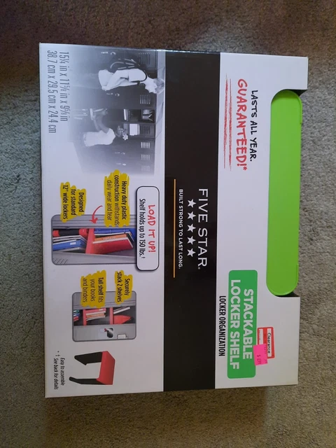 FIVE STAR STACKABLE Locker Shelf Organization Locker Shelving System ...