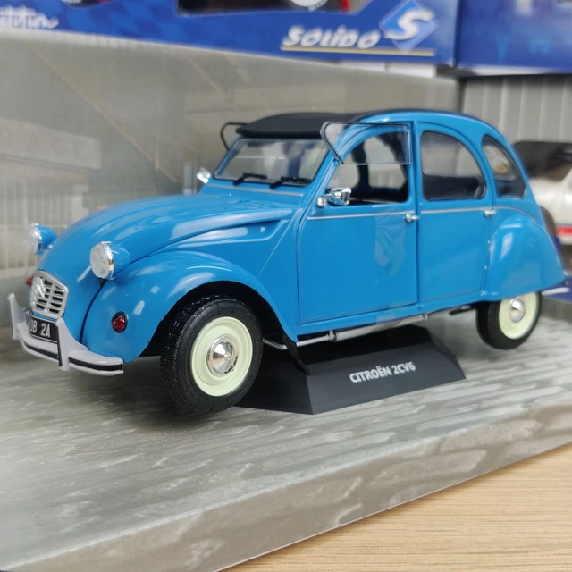VOITURE SOLIDO CITROEN 2Cv6 Bleu Petrole 1982 1:18 Neuf Boite S1805026 ...