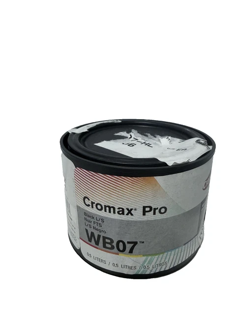 CROMAX PRO WB07 Black L/S 16.9Fl Oz 0.5L Mixing Color Free Shipping ...