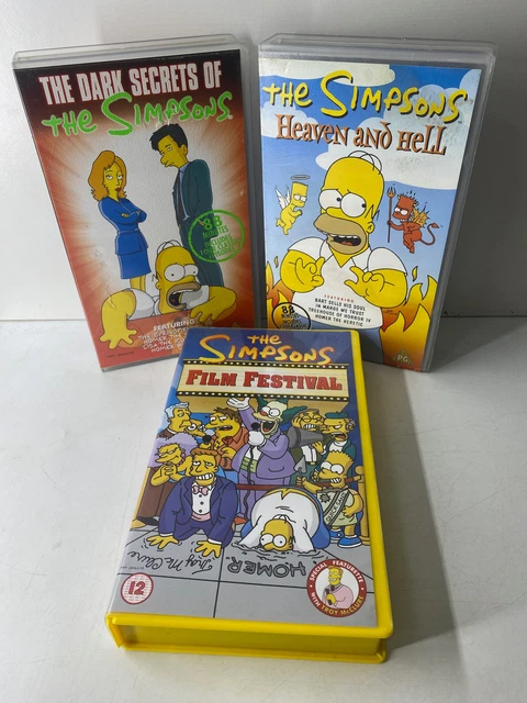 BUNDLE OF 3 The Simpsons Collections On VHS Video Cassette Tapes EUR 20 ...