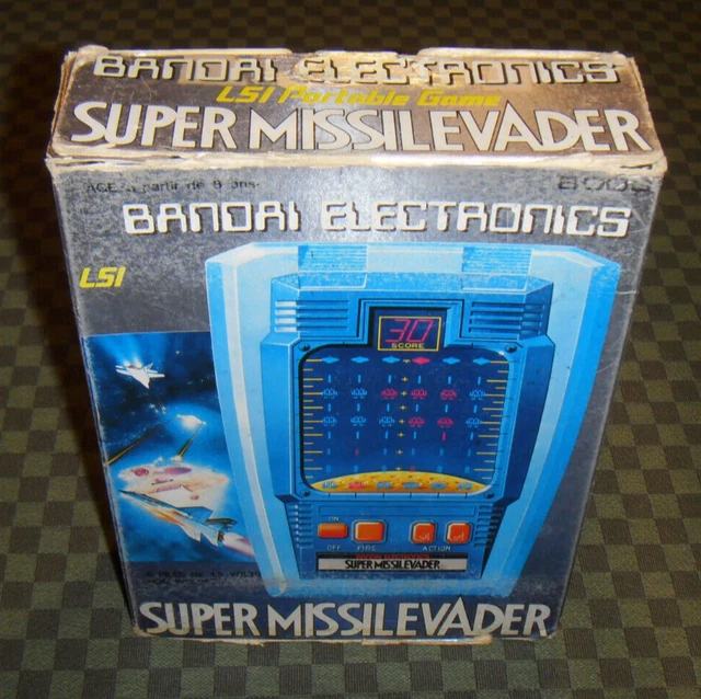 BOITE INCOMPLETE : Super Missile Vader (Bandai) Space Invaders clone ...