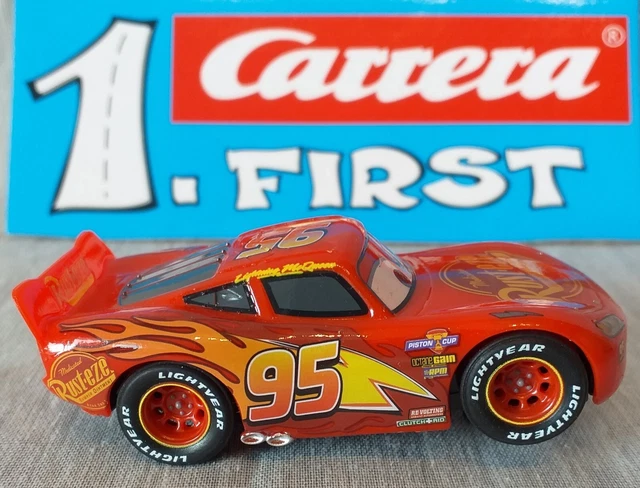 CARRERA FIRST 1ST Disney Pixar Cars Lightning McQueen #95 Red 1:50 ...