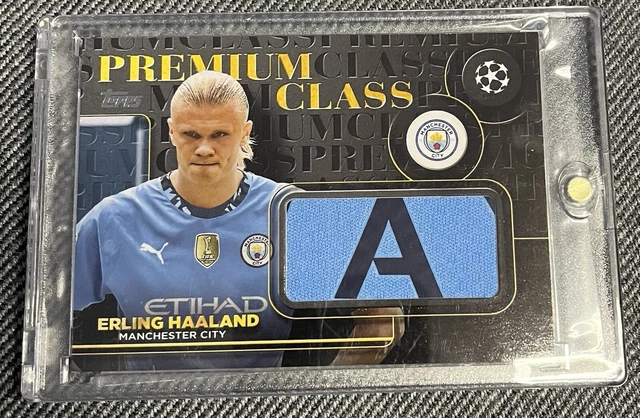 2024-25 TOPPS UCC Flagship Erling Haaland Premium Class Relic 9/99 ...