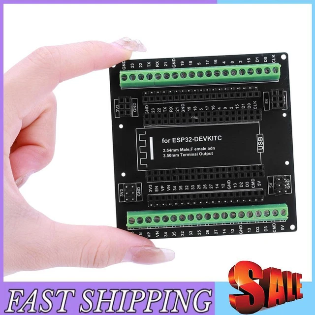 Gpio Expansion Module Board Portable For Esp32 Devkitc Esp Wroom 32 £8