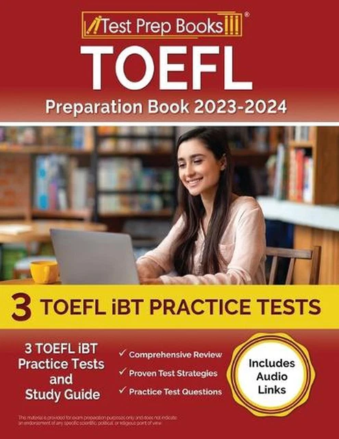 TOEFL PREPARATION BOOK 2024-2025: 3 TOEFL iBT Practice Tests and Study ...