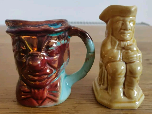 VINTAGE SMALL RODDY Ware Toby Jug And Wood Potters Of Burslem Toby ...