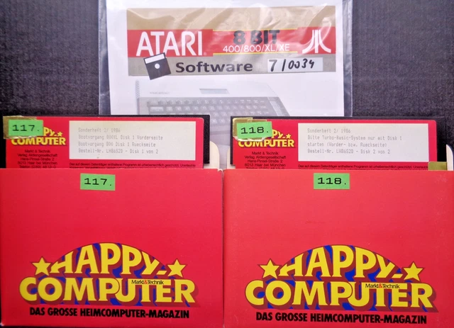ATARI XL/XE -- Happy Computer 2/1986 Atari Sonderheft (Markt & Technik - Disk) EUR 49,99 ...