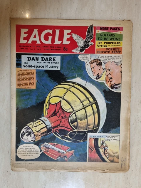 EAGLE COMIC VOL 12 No 9 Business-Man's Jetliner - 4 mars 1961 EUR 18,47 ...