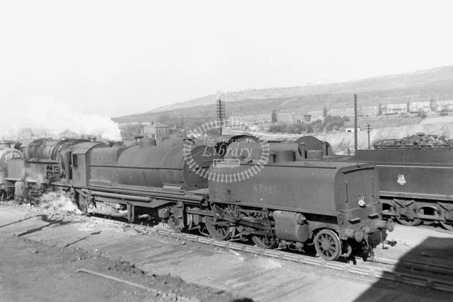 PHOTO BRITISH RAILWAYS Steam Locomotive Beyer-Garratt 2-6-6-2T 47980 ...