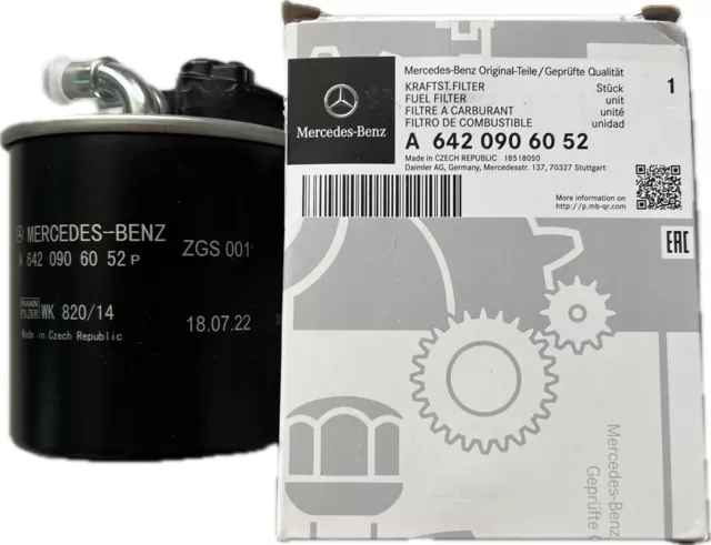 NEW GENUINE MERCEDES-BENZ OM642 Fuel Filter A6420906052 - SEND REG FOR ...
