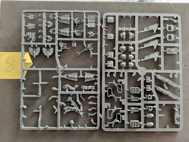 DARK ANGELS RAVENWING Upgrade sprue 40K Space Marines vehicle accessory ...