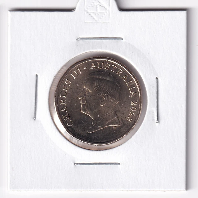 AUSTRALIAN: 2023 $1 King Charles Mob Of Roos Unc Coin In 2X2 Holder ...