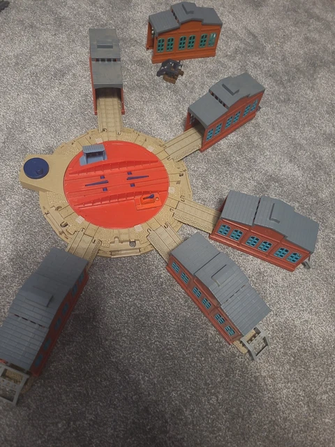THOMAS THE TANK Engine Trackmaster Tidmouth Engine Sheds x 6 Turntable ...