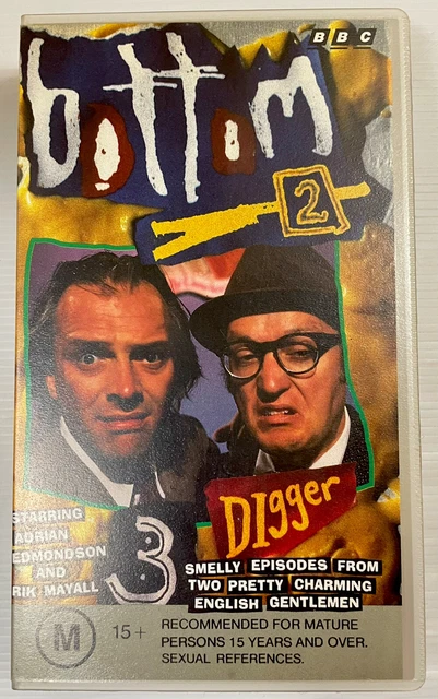 BOTTOM 2 DIGGER Rik Mayall Ade Edmondson VHS Video Cassette Tape PAL ...