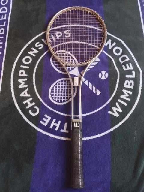 WILSON T4000 JIMMY Connors - 1970 Vintage Racquet - Retro Steel - Grip ...