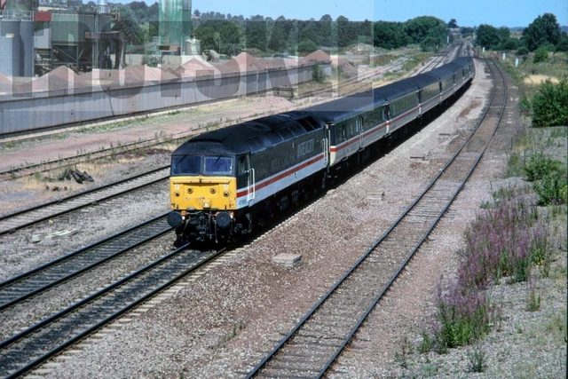 35MM SLIDE BR British Rail Diesel Loco Class 47 47806 Banbury 1995 Orig £4.98 - PicClick UK