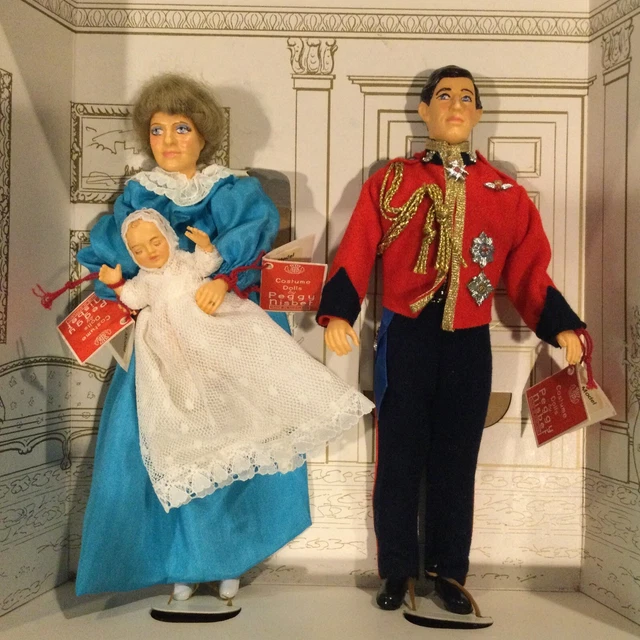 PEGGY NISBET ROYAL Birth Dolls Prince William, Charles Princess Diana ...