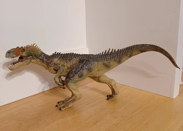 PAPO REALISTIC DINOSAUR Allosaurus Action Figure Hinged Jaw Prehistoric ...