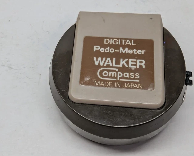 VINTAGE DIGITAL PEDO-METER Walker Compass Made in Japan Yamasa Retro 2 ...