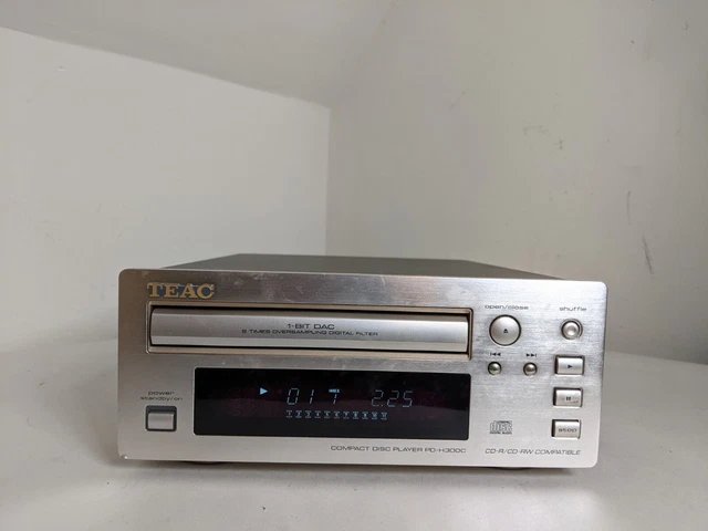 TEAC REFERENCE 300 Series Pd-H300C Cd Player H300C Silver Fully Working ...