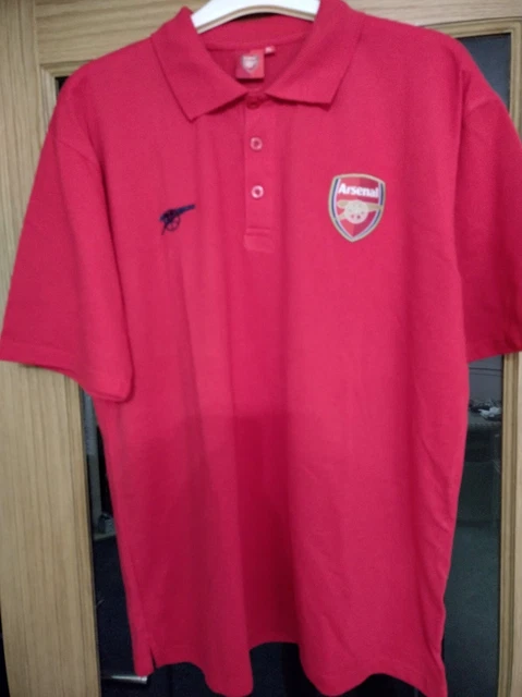 OFFICIAL ARSENAL RED Home Polo Shirt In Men's XL New Without Tags £15. ...