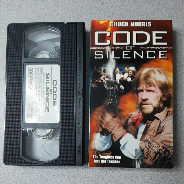 CODE OF SILENCE (VHS 1985) VCR Video Tape Movie Chuck Norris £3.98 ...