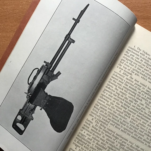 WW2 BRITISH RAF FIREARMS HISTORY BOOK: VICKERS K .303 in. GAS OPERATED ...