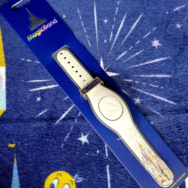 DISNEY PARKS UNLINKED Magic Band 50th Anniversary Cinderella Castle EUR ...
