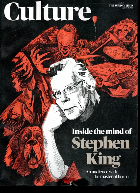 CULTURE MAGAZINE AUGUST 31 2025 Stephen King £1.99 - PicClick UK