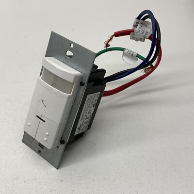 LEVITON ODS0D DUAL Relay Decora Passive Infrared Wall Switch Occupancy ...