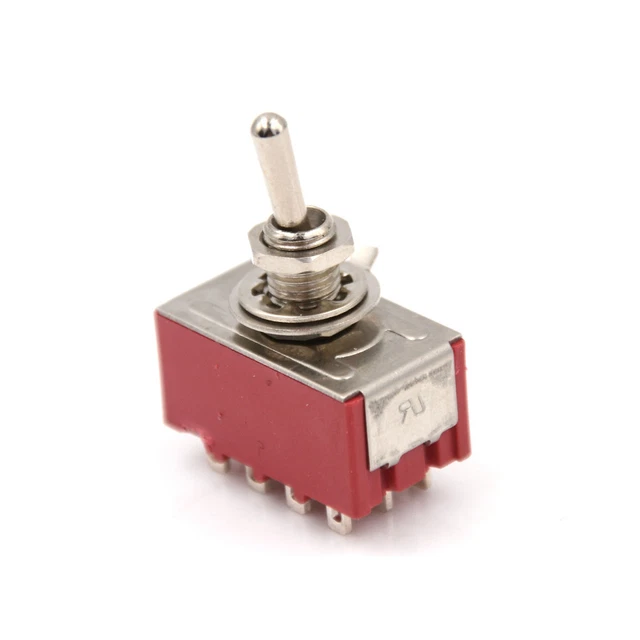 2A250VAC 5A125VAC 12 Pin 4PDT ON/ON 2 Position Mini Toggle Switch MTS-402 J.MA $13.17 - PicClick AU