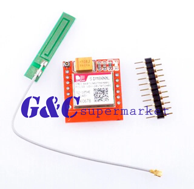 SMALLEST SIM800L GPRS GSM Module Card Board Quad-band Onboard + Antenna ...