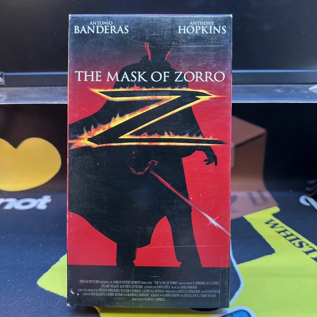 THE MASK OF Zorro (VHS 1998) Movie 21693 Antonio Banderas Free Shipping ...