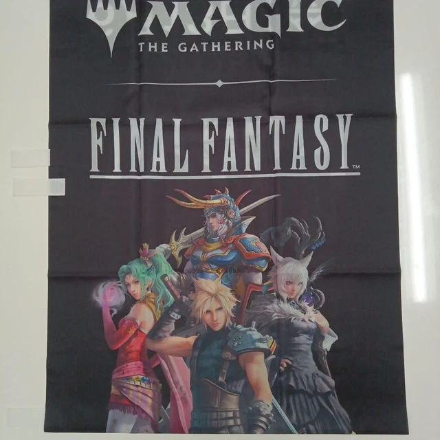FINAL FANTASY MTG Promocional Banner Juego de Cartas Coleccionista ...