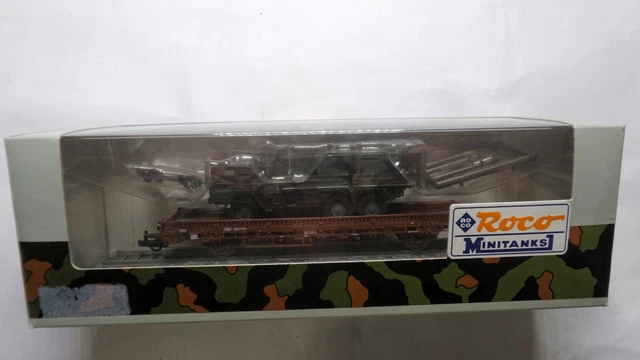 ROCO H0 MINITANKS 885 Güterwagen mit Bundeswehr MAN Lkw in OVP EUR 32 ...