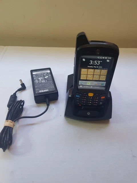 ZEBRA MOTOROLA SYMBOL MC65 MC659B & Cradle P/N: MC659B-PD0BAB00100 Lot ...