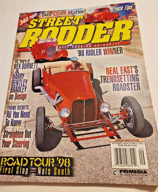 STREET RODDER MAGAZINE * September 1998 * Road Tour '98 £7.77 - PicClick UK
