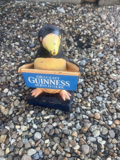 SMALL CAST IRON Guinness Sign Penguin Figure Vintage £73.48 - PicClick UK