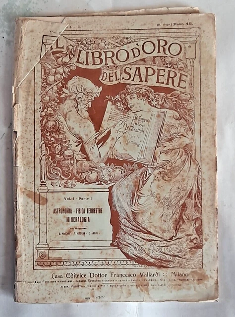 IL LIBRO D'ORO DEL SAPERE-ASTRONOMIA-FISICA TERRESTRE-MINERALOGIA ...