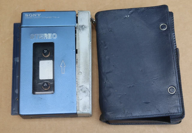 VINTAGE SONY TPS-L2 Stereo Cassette Player Walkman Blue FOR PARTS OR ...