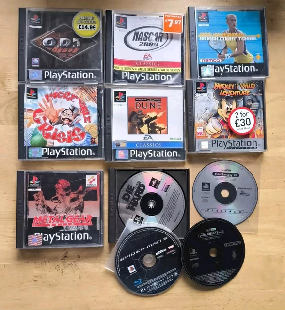PS1 GAMES BUNDLE X 11 Sony Playstation One Discs UNTESTED Joblot £35.03 ...
