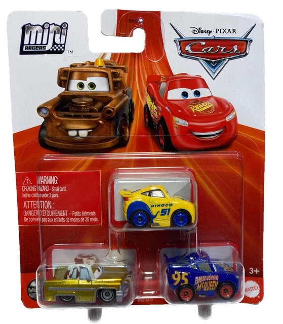 DISNEY PIXAR CARS Mini Racers Tex Dinoco Cruze Ramirez Fabulous McQueen ...
