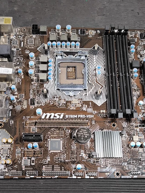 MSI B150M PRO-VDH Motherboard - Broken, No I/O Shield, For Parts £6.42 ...
