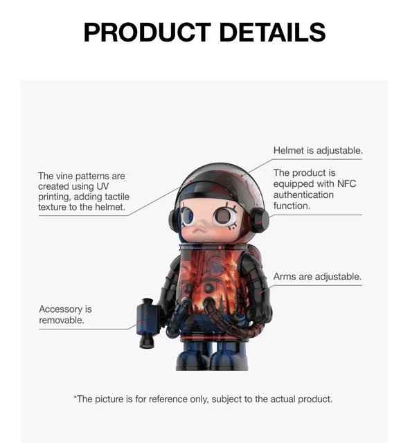 POPMART MEGA SPACE MOLLY x Stranger Things 1000% auténtico TOTALMENTE ...