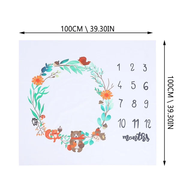 BABY PHOTO BACKDROP Cloth Infant Photography Blanket Cotton Blankets ...