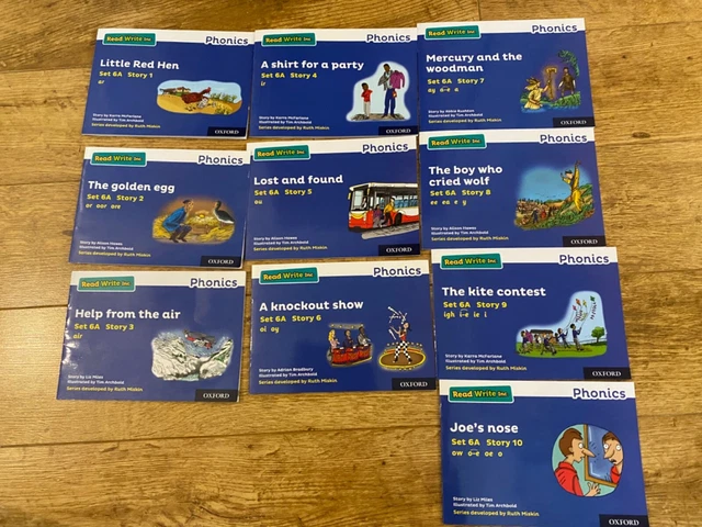 READ WRITE INC Phonics Story Book Set 6A blue stories 1-10 £26.72 ...