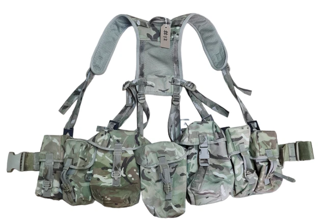 BRITISH ARMY ISSUE MTP Multicam PLCE Tactical Webbing Set Belt 5 ...
